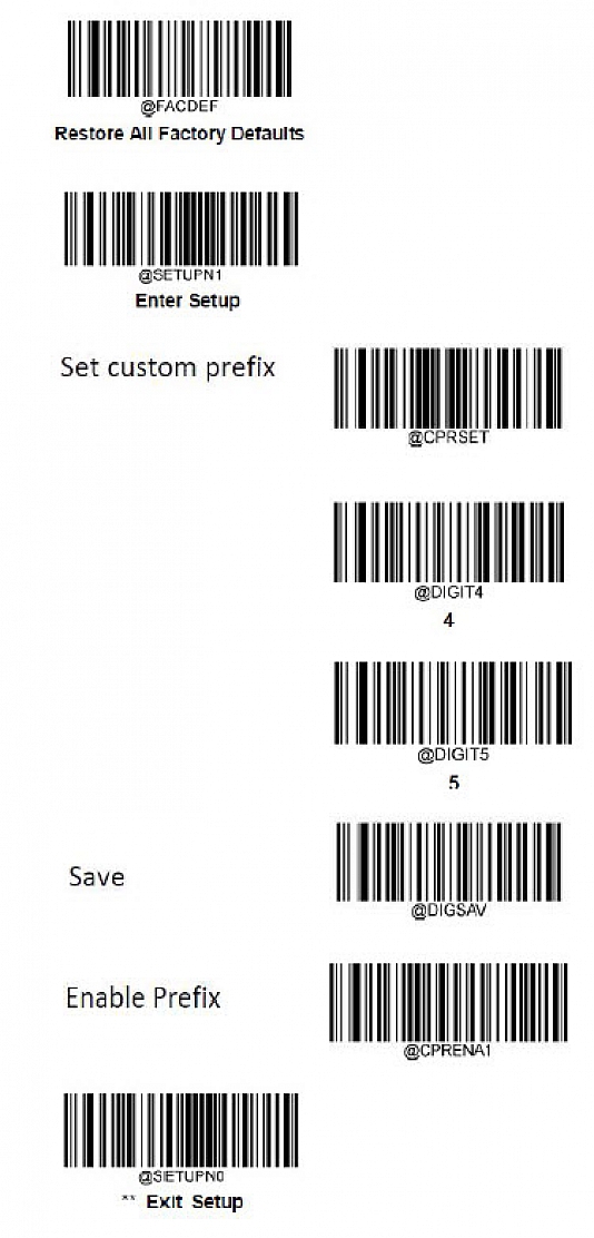 Service Newland scanner - configuration